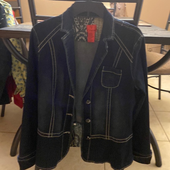 V Christina | Jackets & Coats | V Christina Jean Jacket | Poshmark